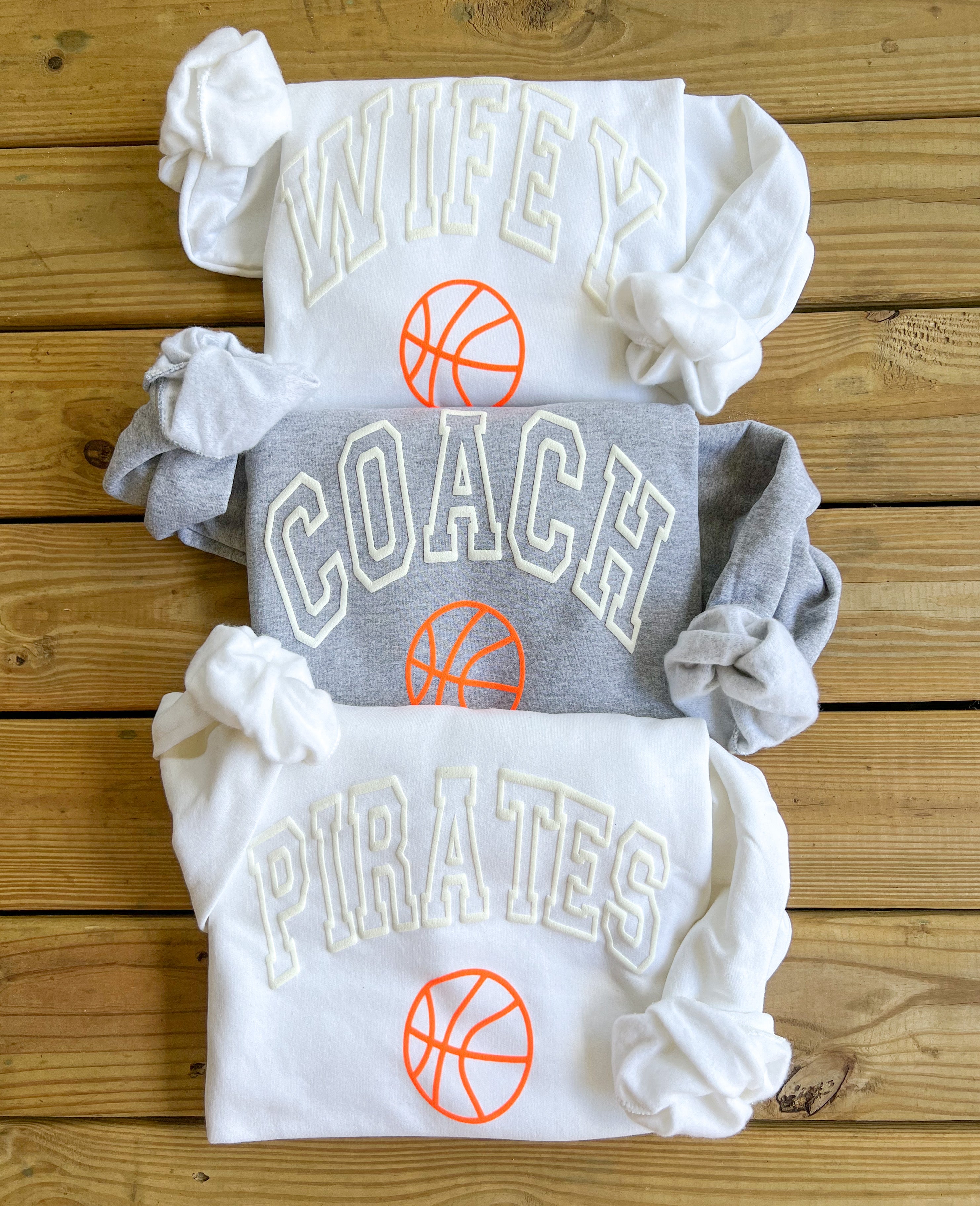 Custom 3D Puff Basketball Sweatshirt – Cotton Press Co.