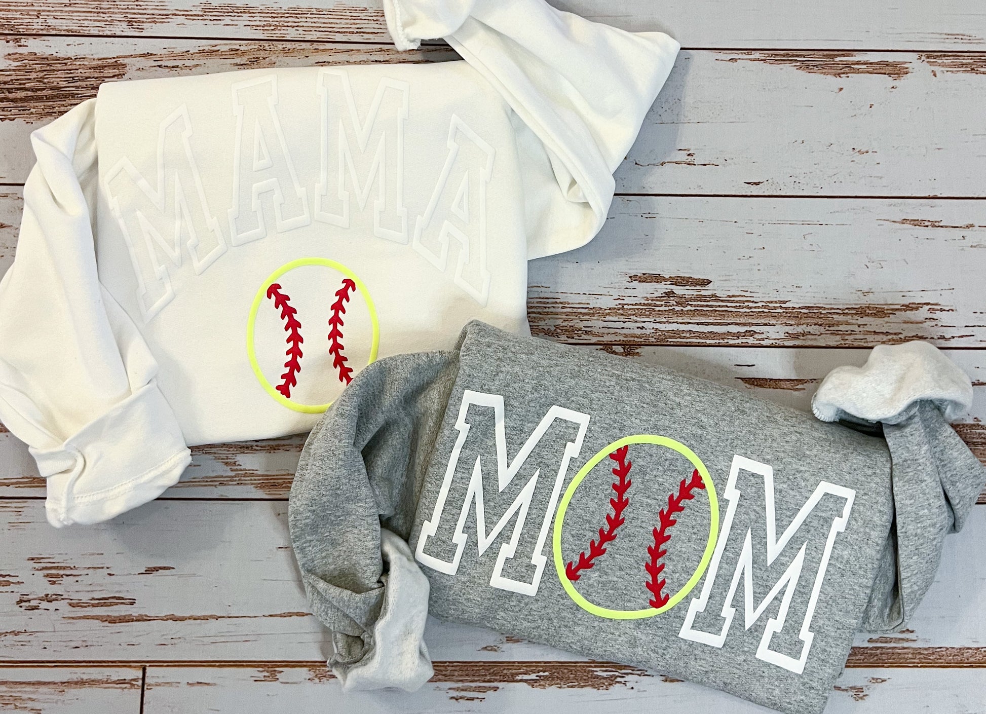 3D Puff Softball Mom – Cotton Press Co.